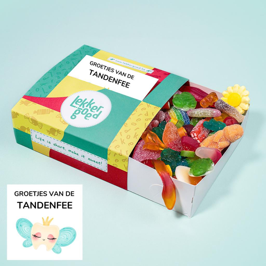 Lekkergoed snoep - Snoepdoosje Groetjes van de tandenfee | Lekkergoed ...